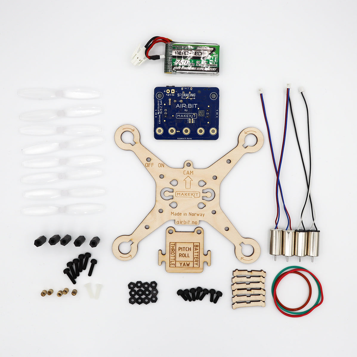 MakeKit Air:Bit 2.0 drone til micro:bit