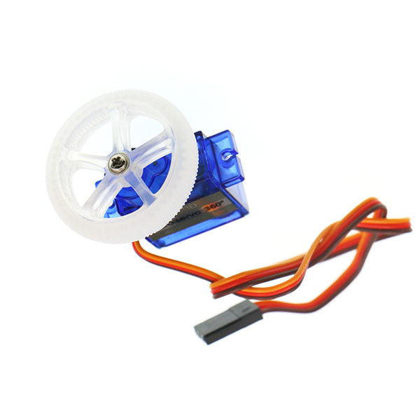 360 Digital Servo(EF90D) med hjul og dekk